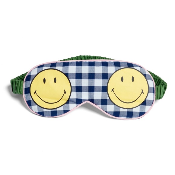 Sleepy Jones | Accessories | Smiley X Sleepy Jones Sleep Eye Mask Navy ...